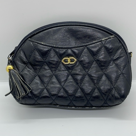 Allan Edward | Bags | Vintage Allan Edward Genuine Leather Black ...